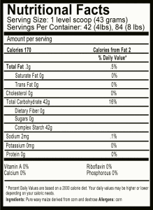Pure Waxy Maize - Altis Endurance